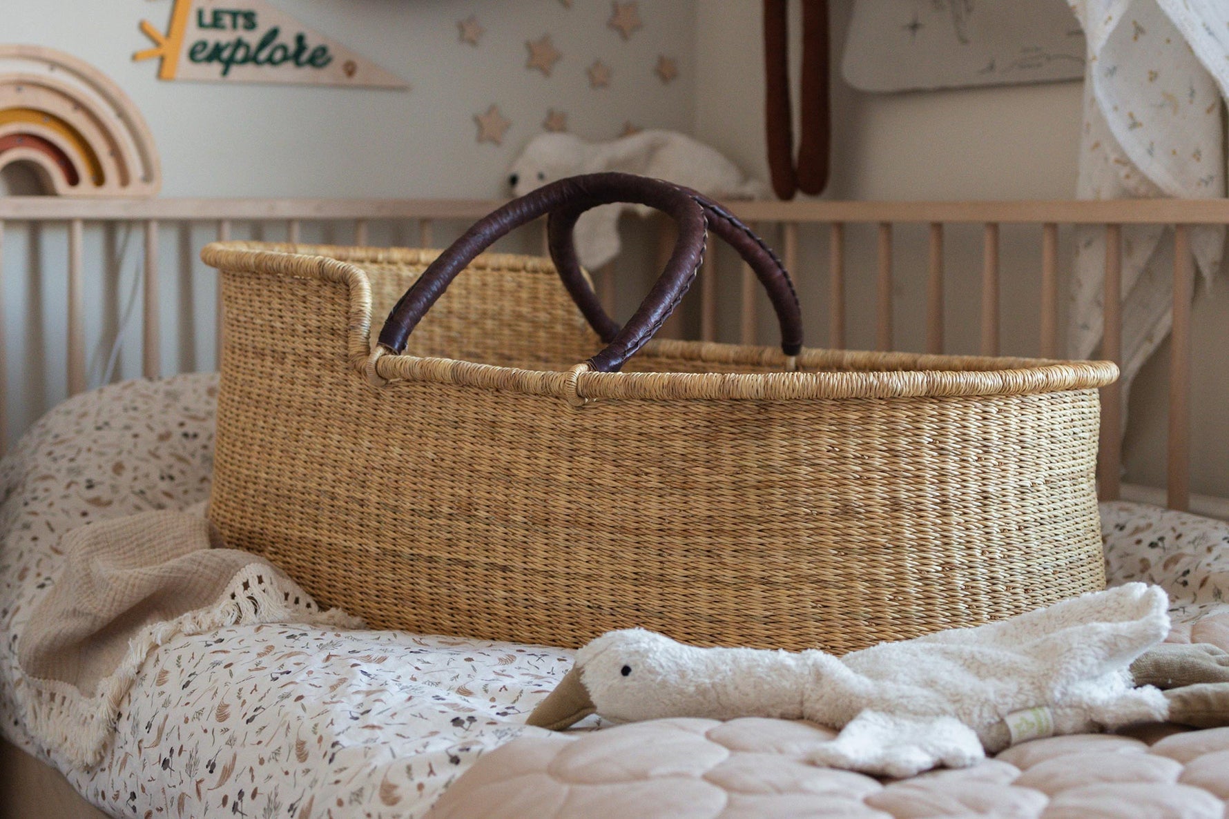 Natural Wood Cribs & Moses Baskets – Naturalmat
